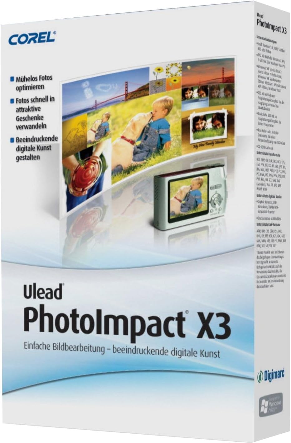 Corel Ulead PhotoImpact X3 : Amazon.de: Software