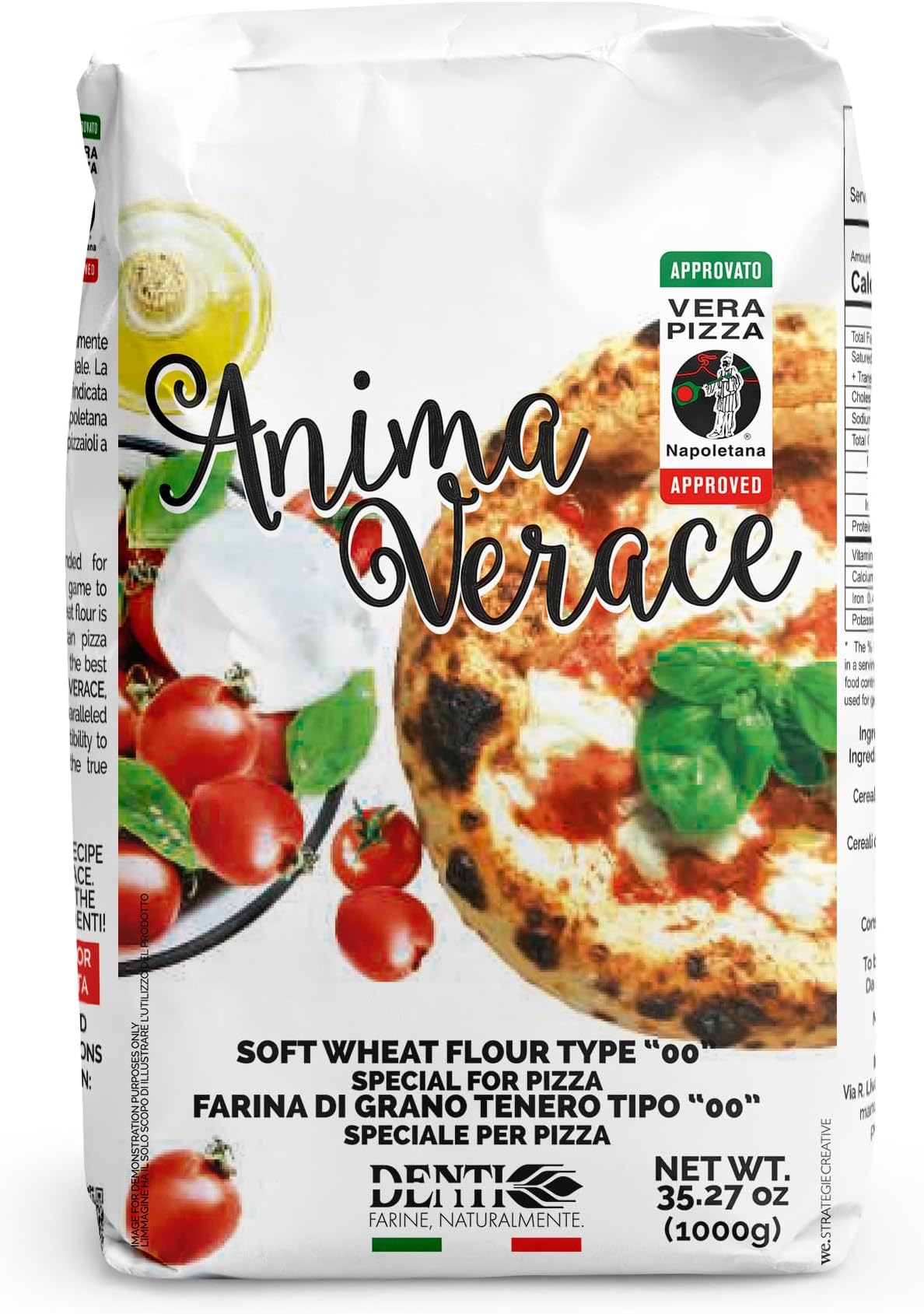 Amazon.com : Giusto's Vita-Grain Organic "00" Unbleached Pizza Flour ...