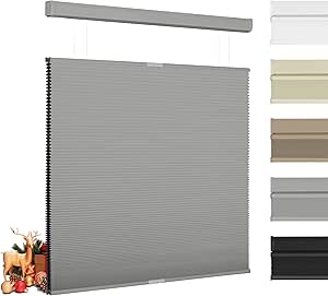BERISSA Top Down Bottom Up Blackout Cellular Shades Cordless, Blinds for Indoor Windows, Thermal ...