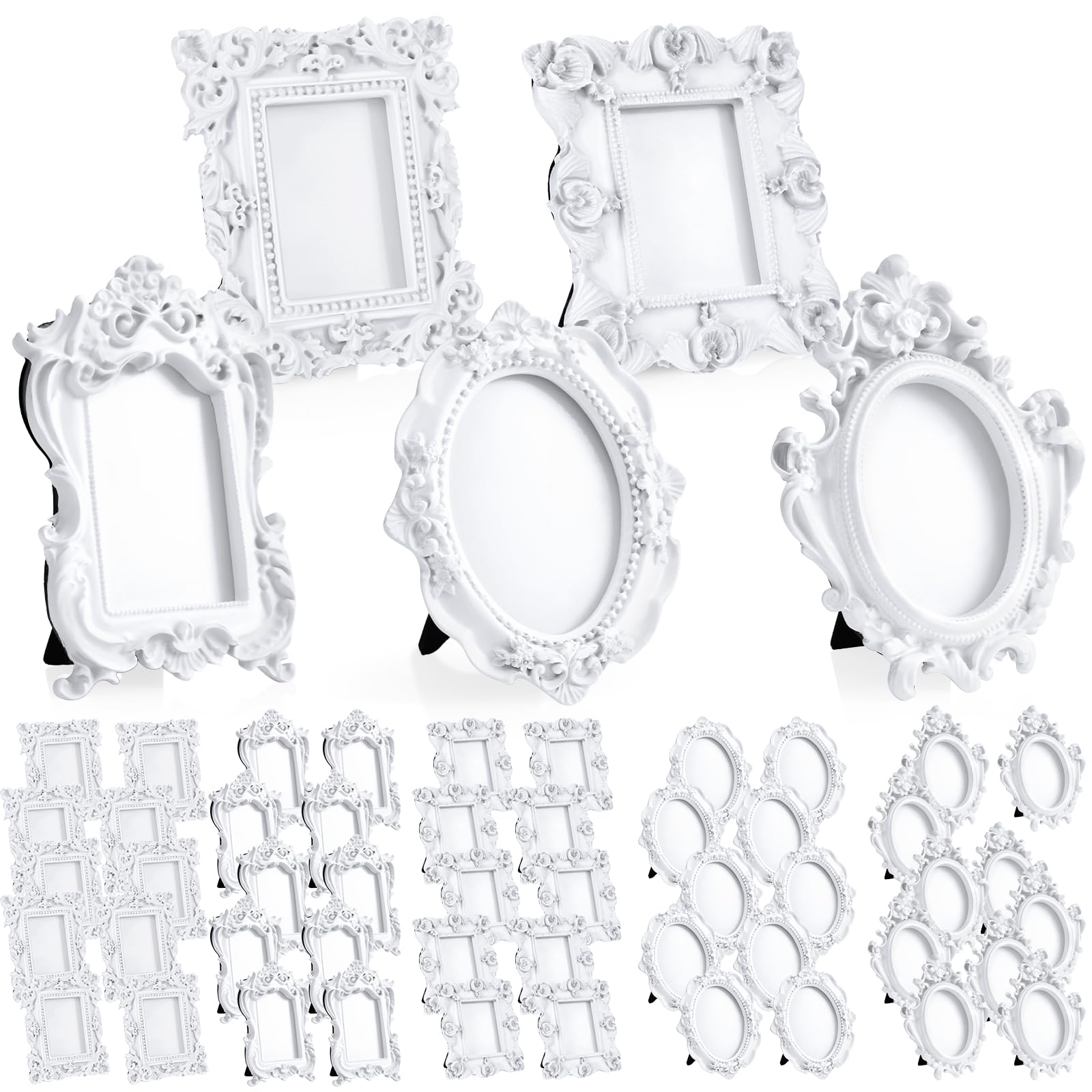 Amazon.com - Maitys 50 Pcs Mini Picture Vintage Frames Tiny Antique ...