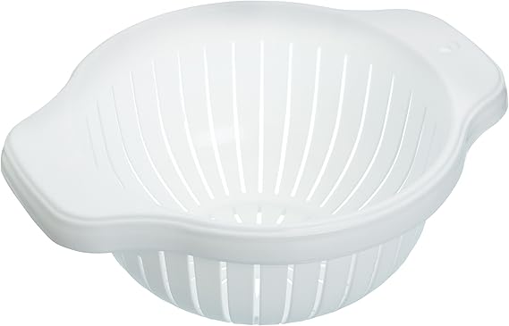 KitchenCraft Lightweight Plastic Colander, 21 cm (8") - White : Amazon ...