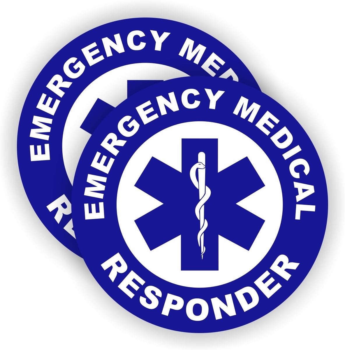 Pair - Emergency Medical Responder Hard Hat Stickers / Helmet Decals ...