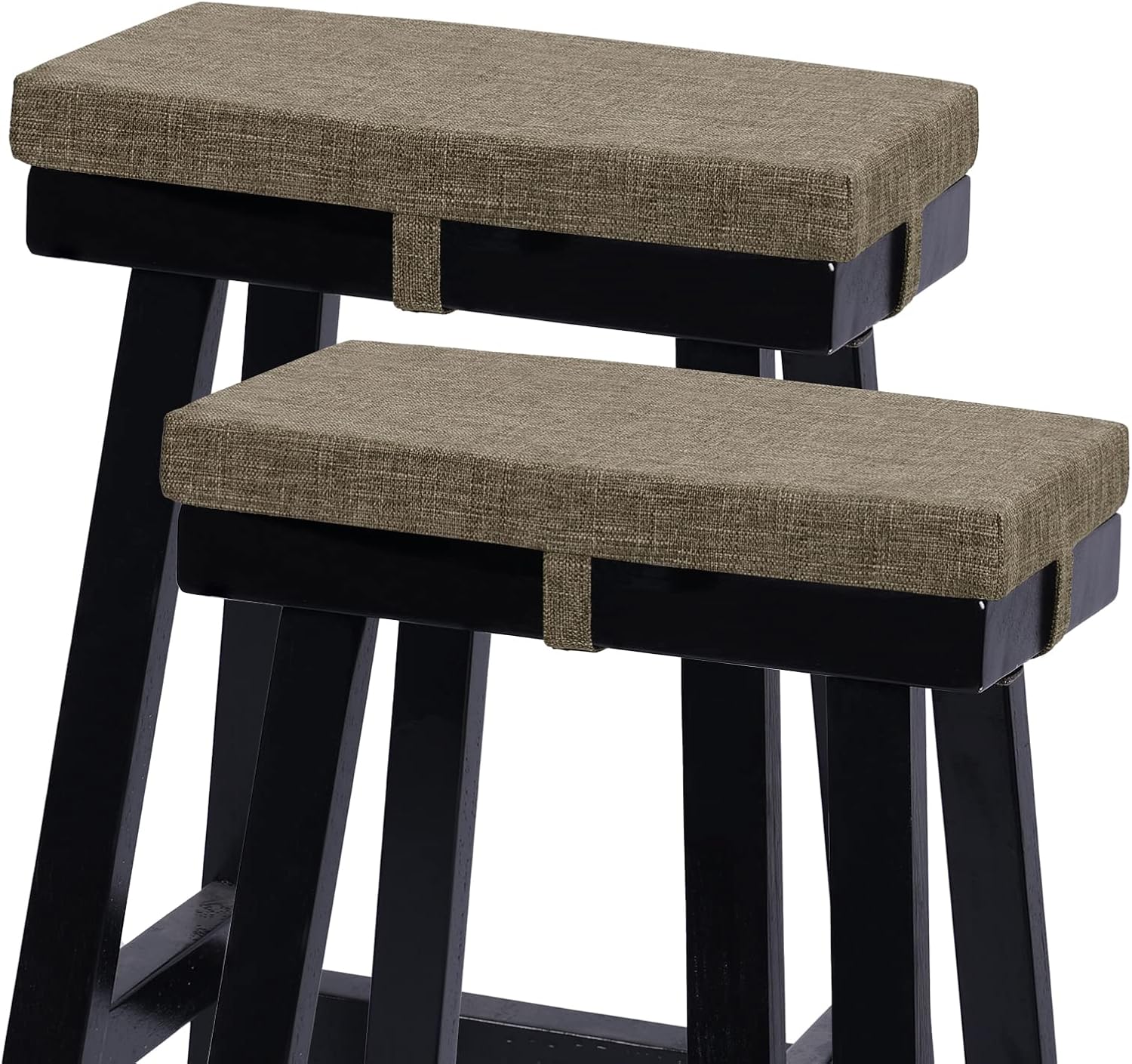 Amazon.com: baibu Rectangle Bench Stool Cushion Set of 2, Non-Slip ...
