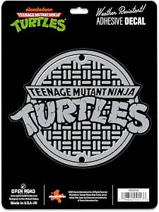 Amazon.com: Teenage Mutant Ninja Turtles Manhole Cover Adhesive Vinyl ...