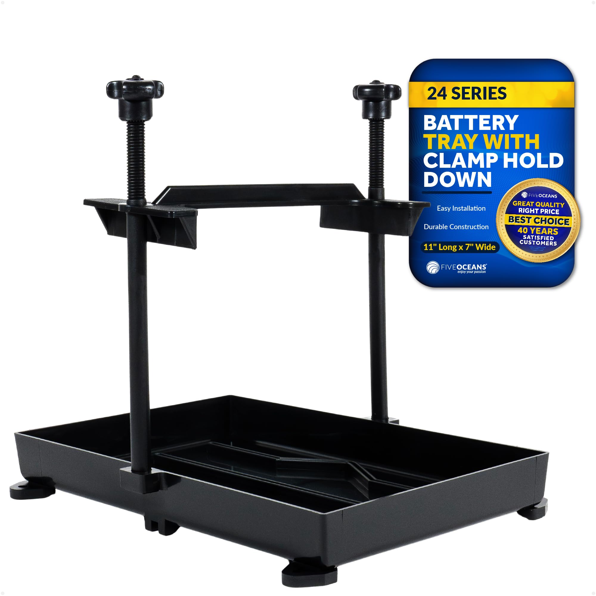 Amazon.com: Five Oceans Battery Tray - Battery Tray for Boat - Marine ...