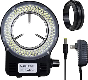 Amazon.com : UPWTKIM Light Microscope LED Ring Illuminator, Adjustable ...