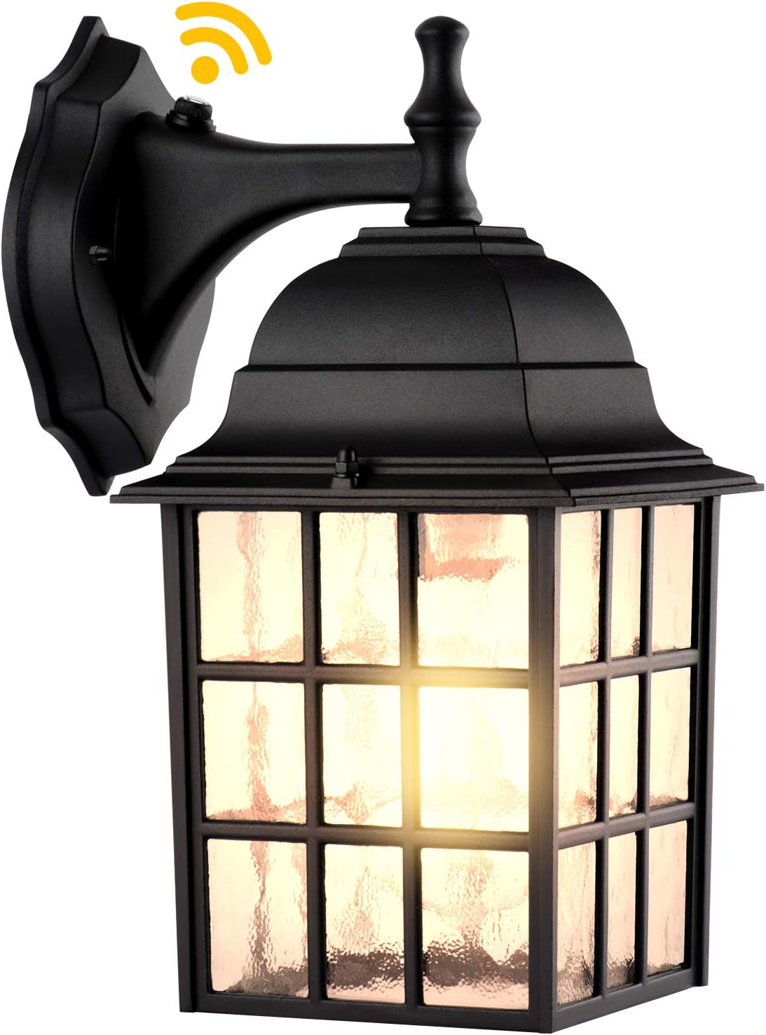 2 Packs Dusk to Dawn Sensor Outdoor Wall Lantern Light,Exterior Porch ...