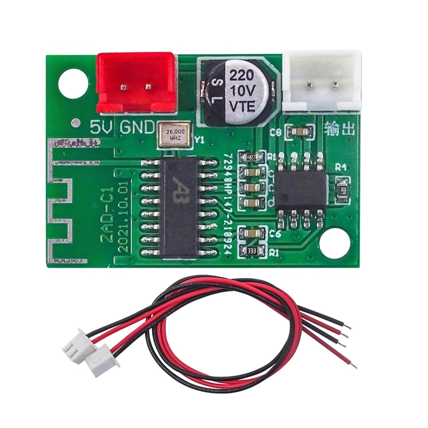 Amazon.com: 1PCS 5V Bluetooth Amplifier Board Non Destructive Music ...
