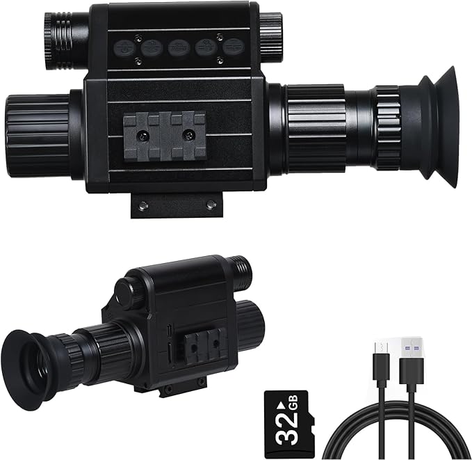 Amazon.com: Digital Night Vision Monocular, IR Illuminator 850nm Night ...