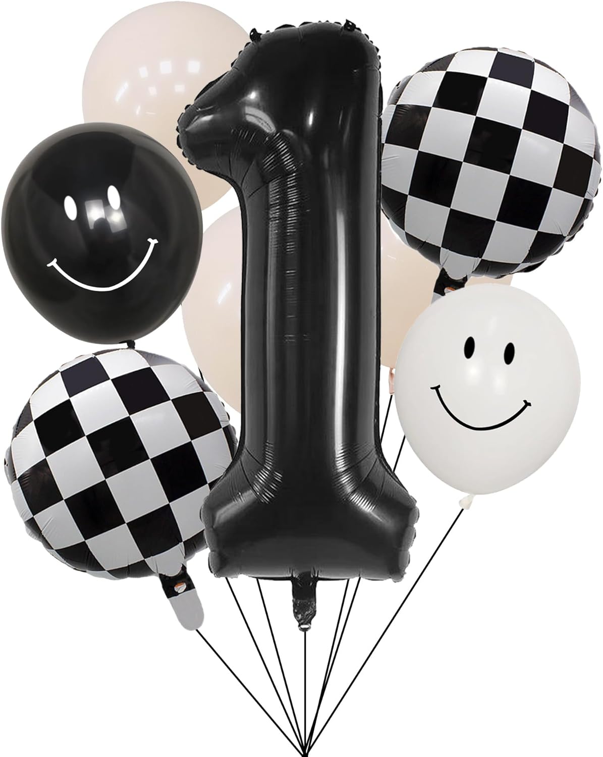 Amazon.com: 100% liked-One Happy Dude 1st Birthday Balloon Set – 40 ...