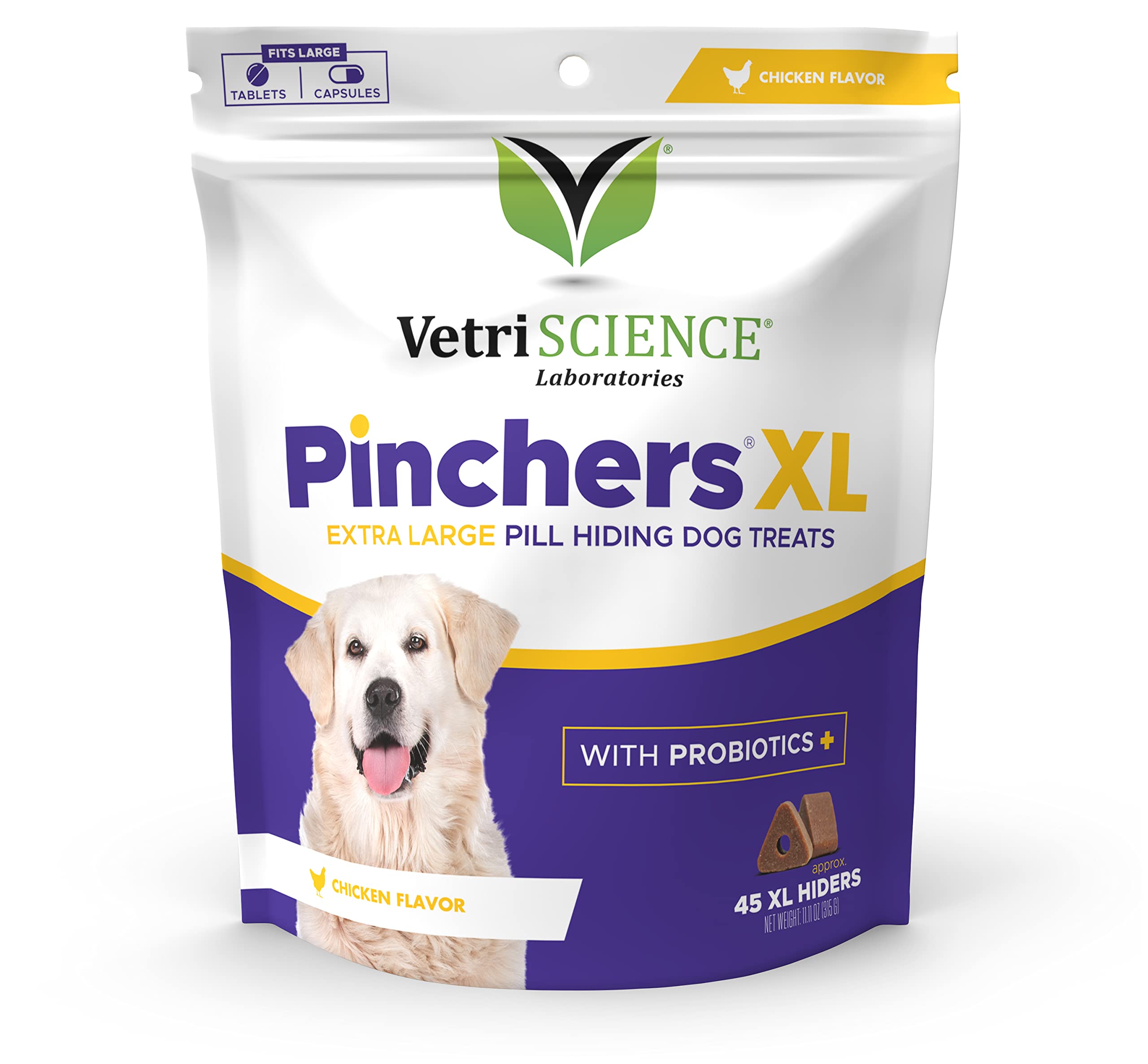 Amazon.com : VETRISCIENCE Pinchers XL Pill Hiding Treats for Dogs ...