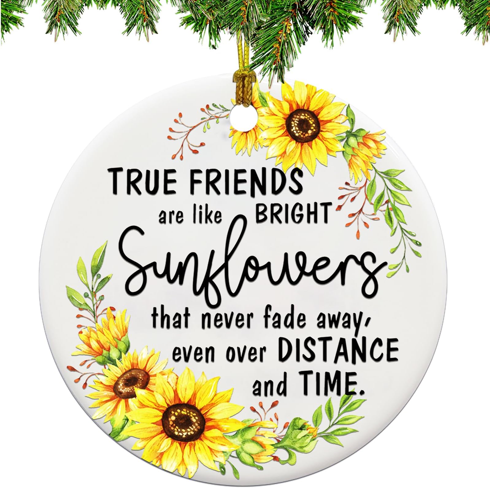 Amazon.com: YXOTJHS Friends Christmas Ornaments 2023, Friendship Gifts ...