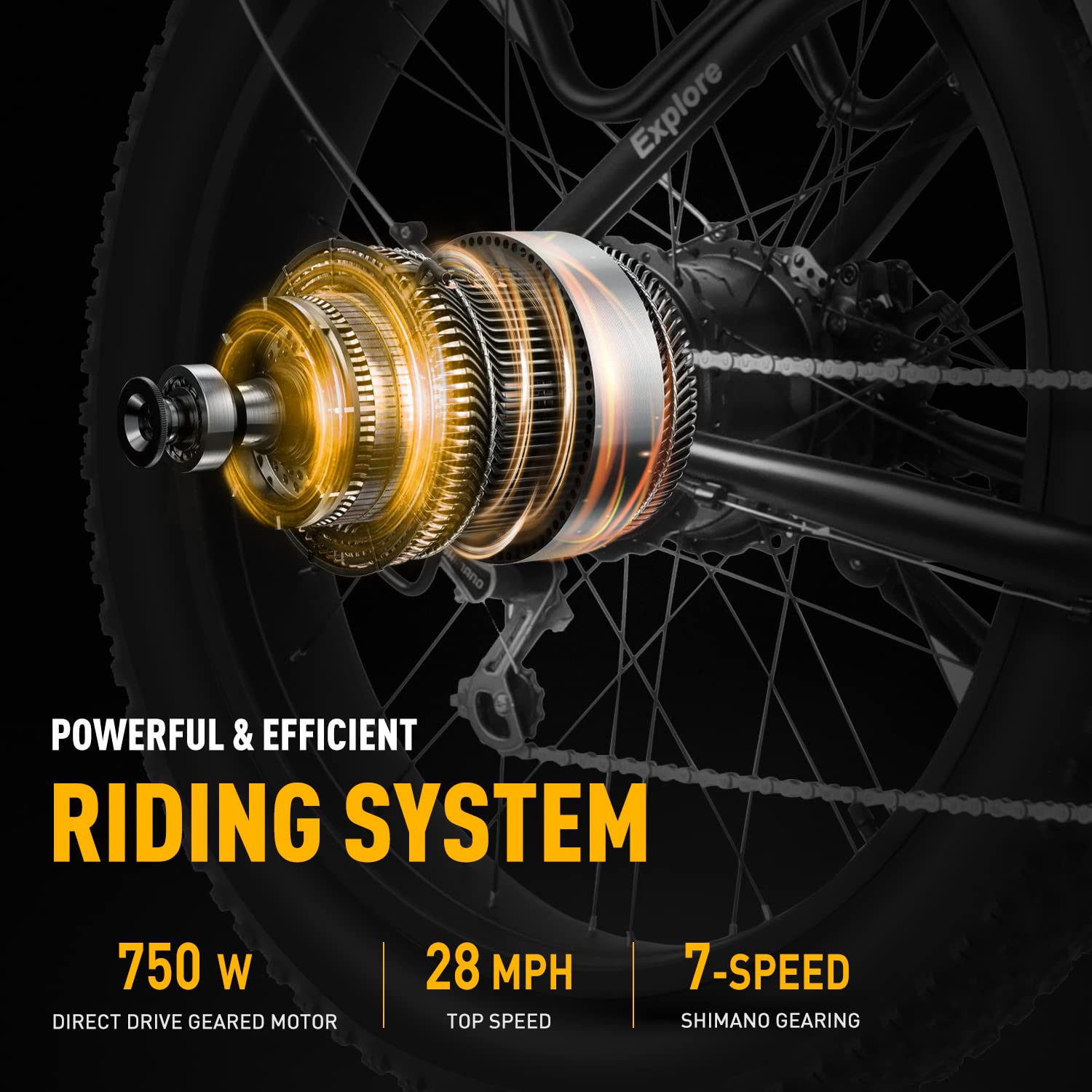 Heybike Explore Electric Bike for Adults 48V 20AH Removable Massive ...