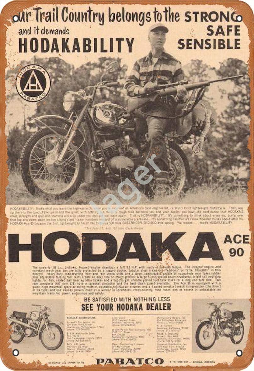 Amazon.com: Jager Hodaka Strong Safe Sensible Retro Metal Decor Wall ...