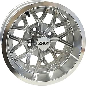 Amazon.com: Red Hawk TIR-RX284-MS Wheel RHOX RX284, Machined Silver ...