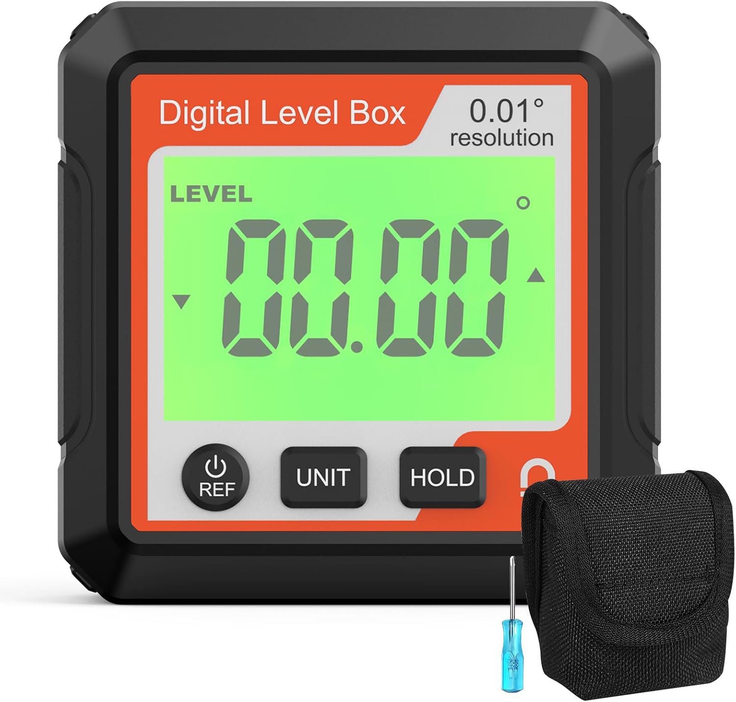 Digital Angle Finder Magnetic, Backlit LCD Digital Angle Gauge ...