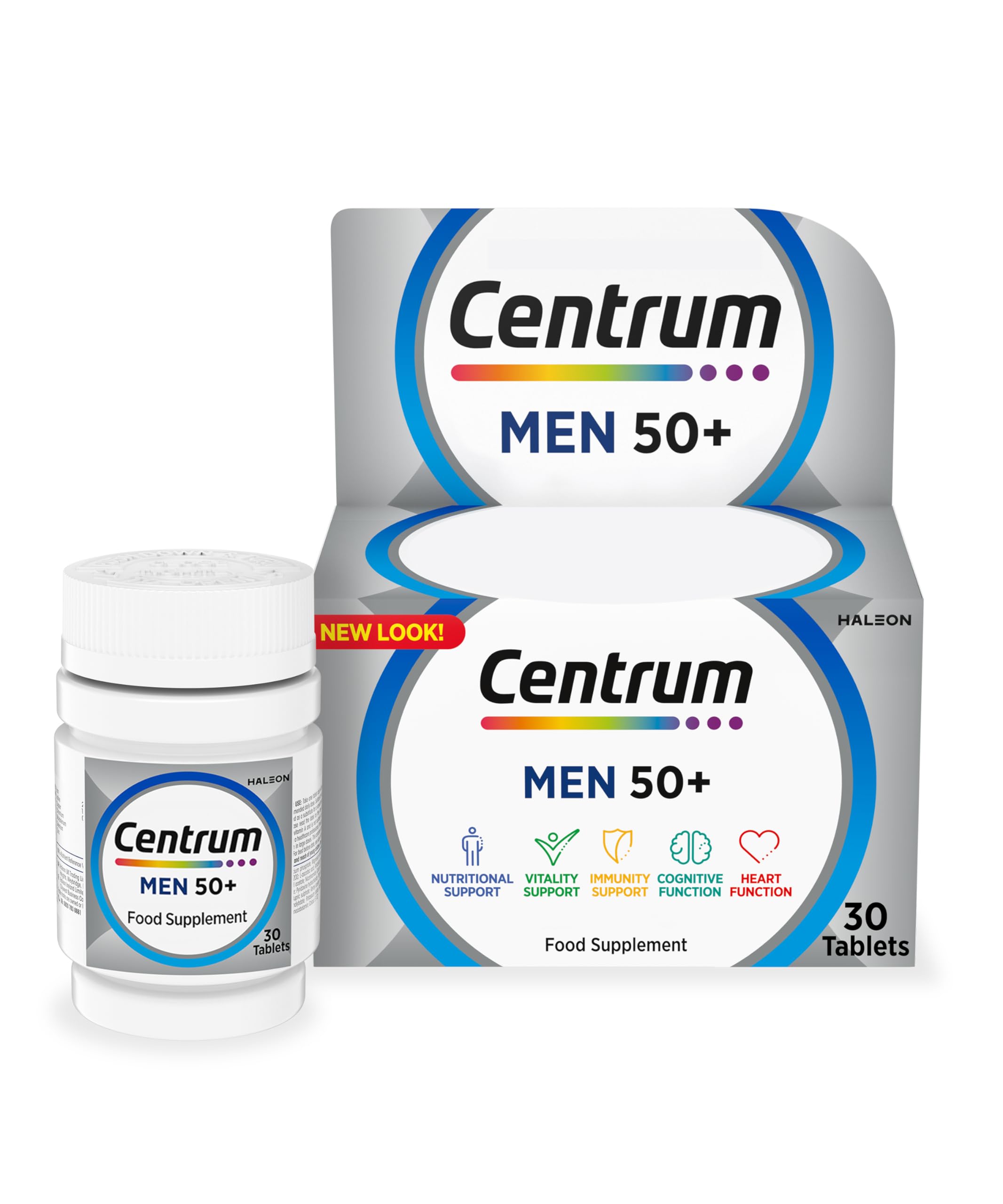 Buy Centrum Men 50+ Multi & Mineral s, 24 essential ents including D ...