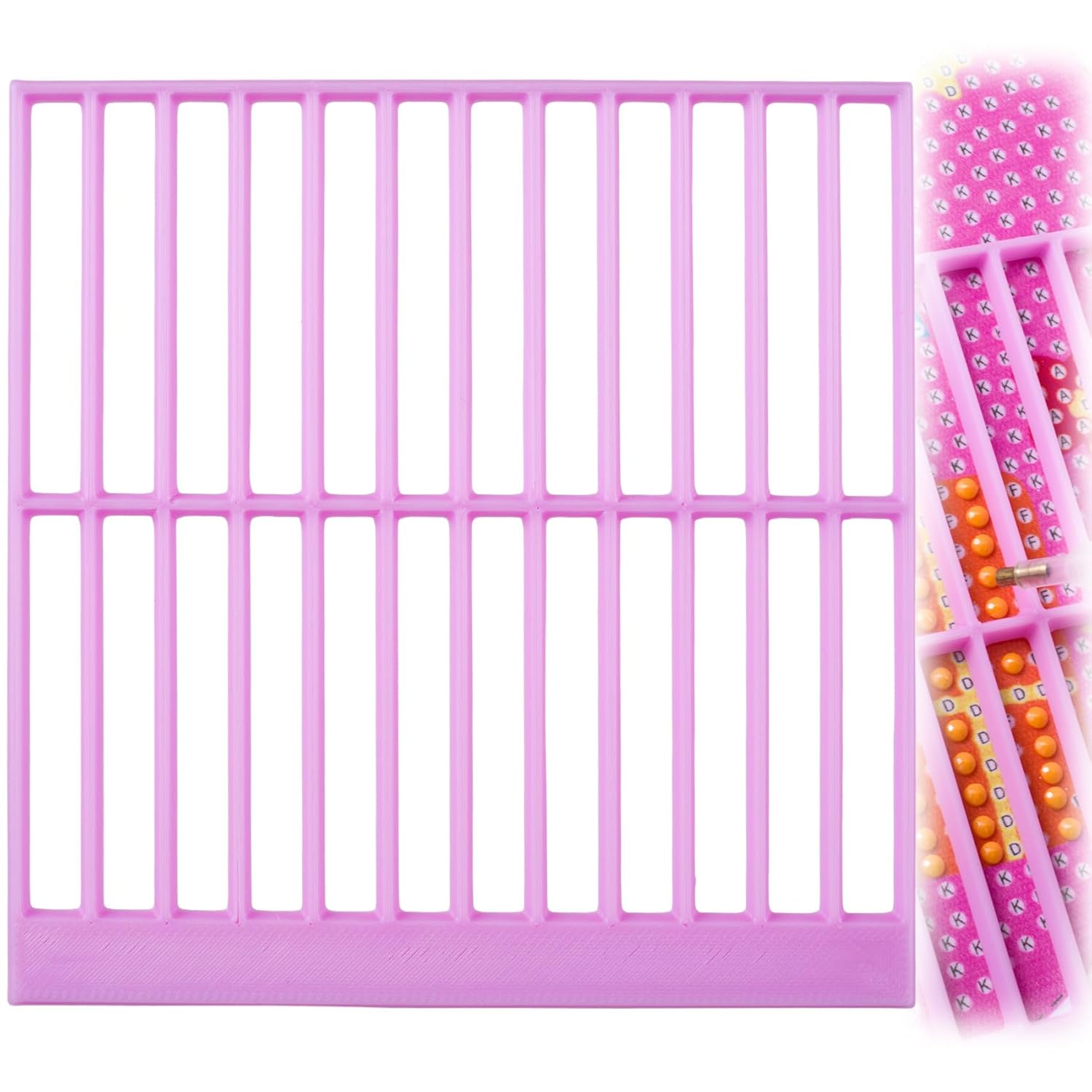 Amazon.com: Incinkod 1 Pcs Diamond Art Painting Ruler, Diamond Art ...