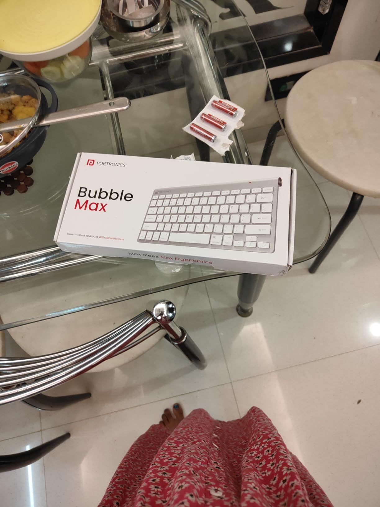 Amazon.in: Buy Portronics Bubble Max Wireless Keyboard with Bluetooth ...