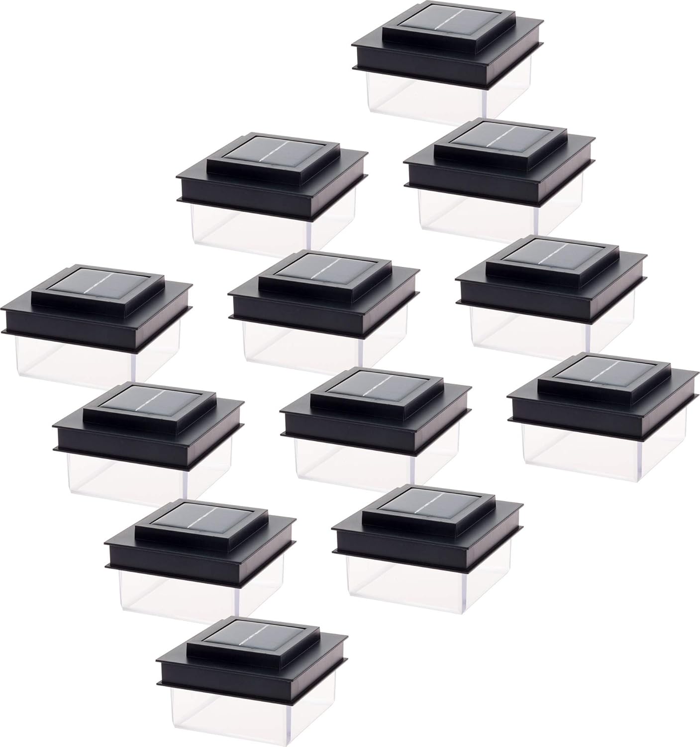 GreenLighting Translucent 12 Lumen LED Solar Powered Post Cap Light for ...