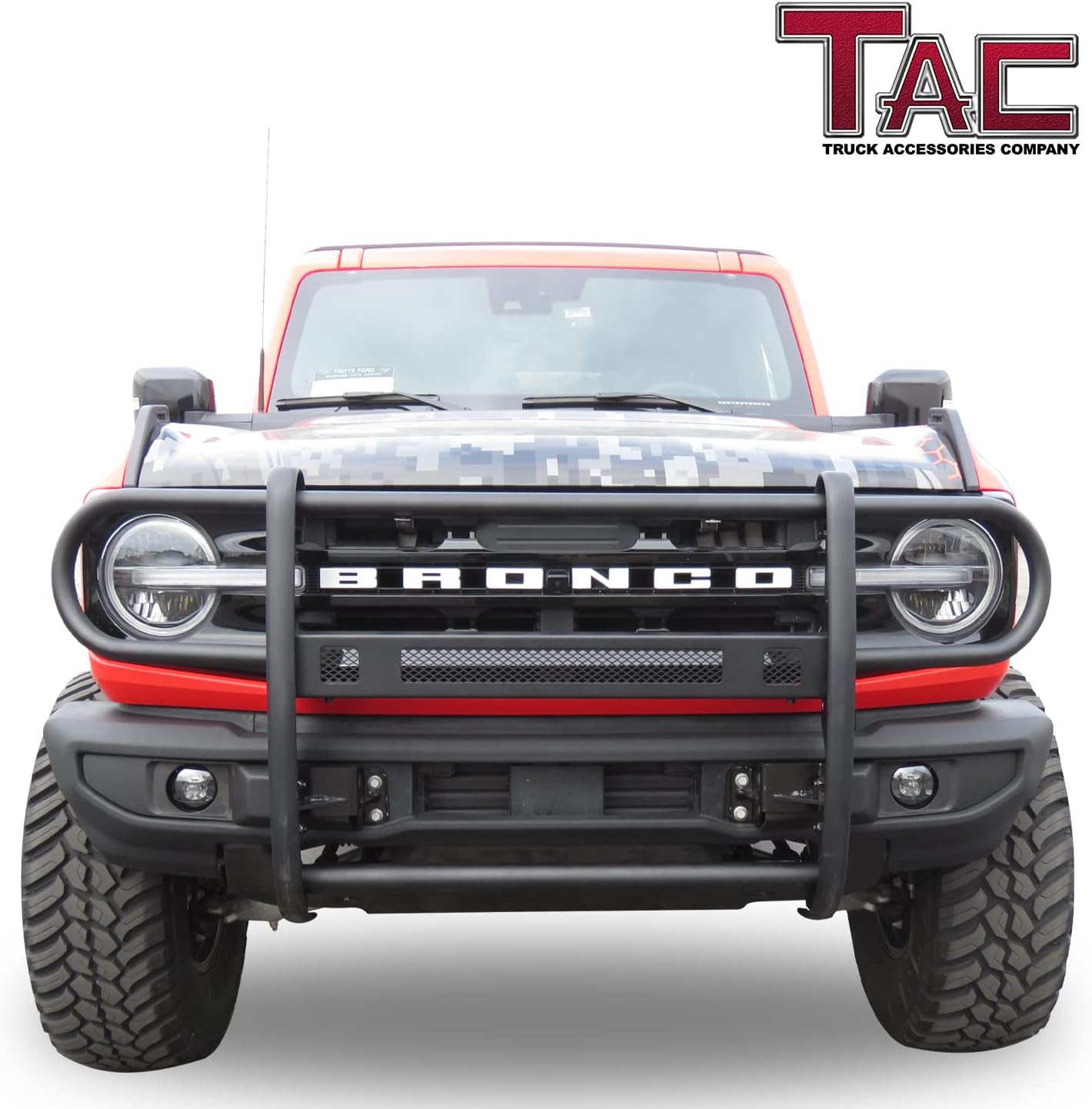 TAC – Protector de parrilla compatible con Ford Bronco SUV 2021-2023 ...
