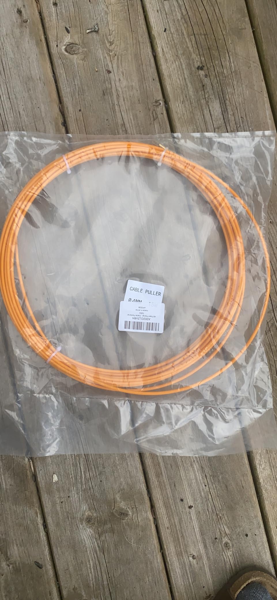 49 Feet Fiberglass Fish Tape Wire Puller Through Wall Wire Threader ...