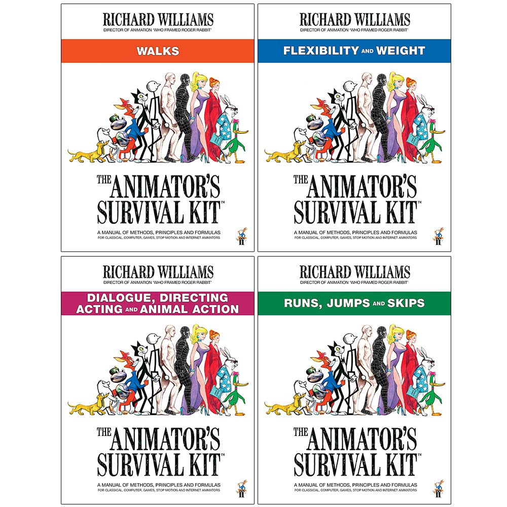 The Animator's Survival Kit Collection 4 Books Set By Richard Williams ...
