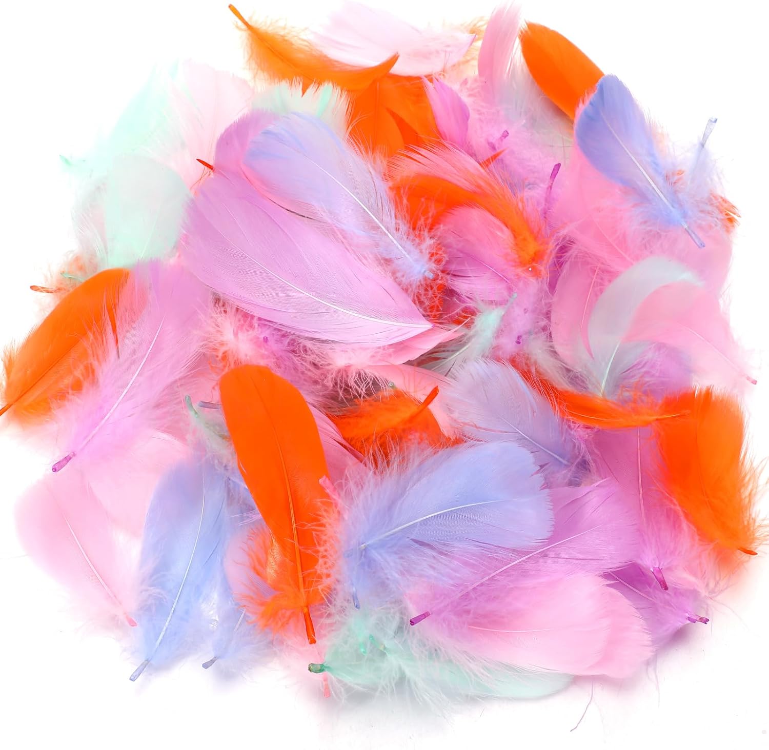 Amazon.com: Lyrow 400 Valentines Day Color Feathers DIY Craft Dream ...