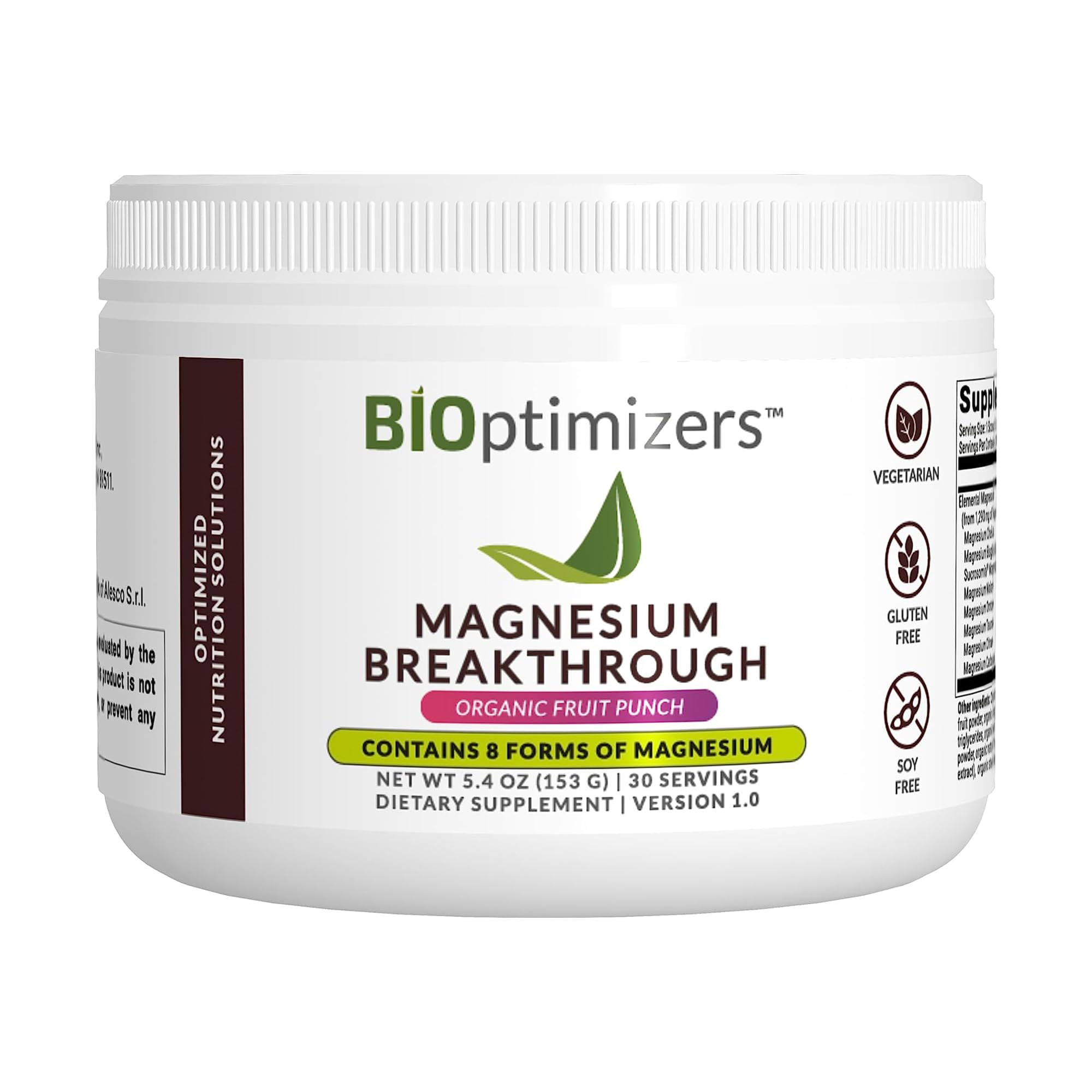 Snapklik.com : BiOptimizers Magnesium Breakthrough Drink Fruit Punch ...