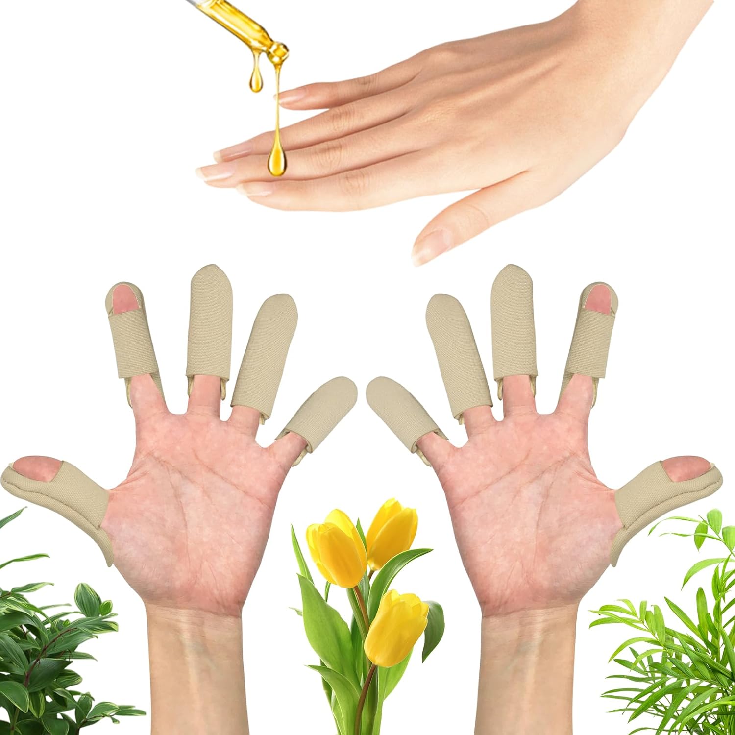 Amazon.com: 10Pcs Castor Oil Pack Wrap for Fingers, Castor Oil Wrap ...