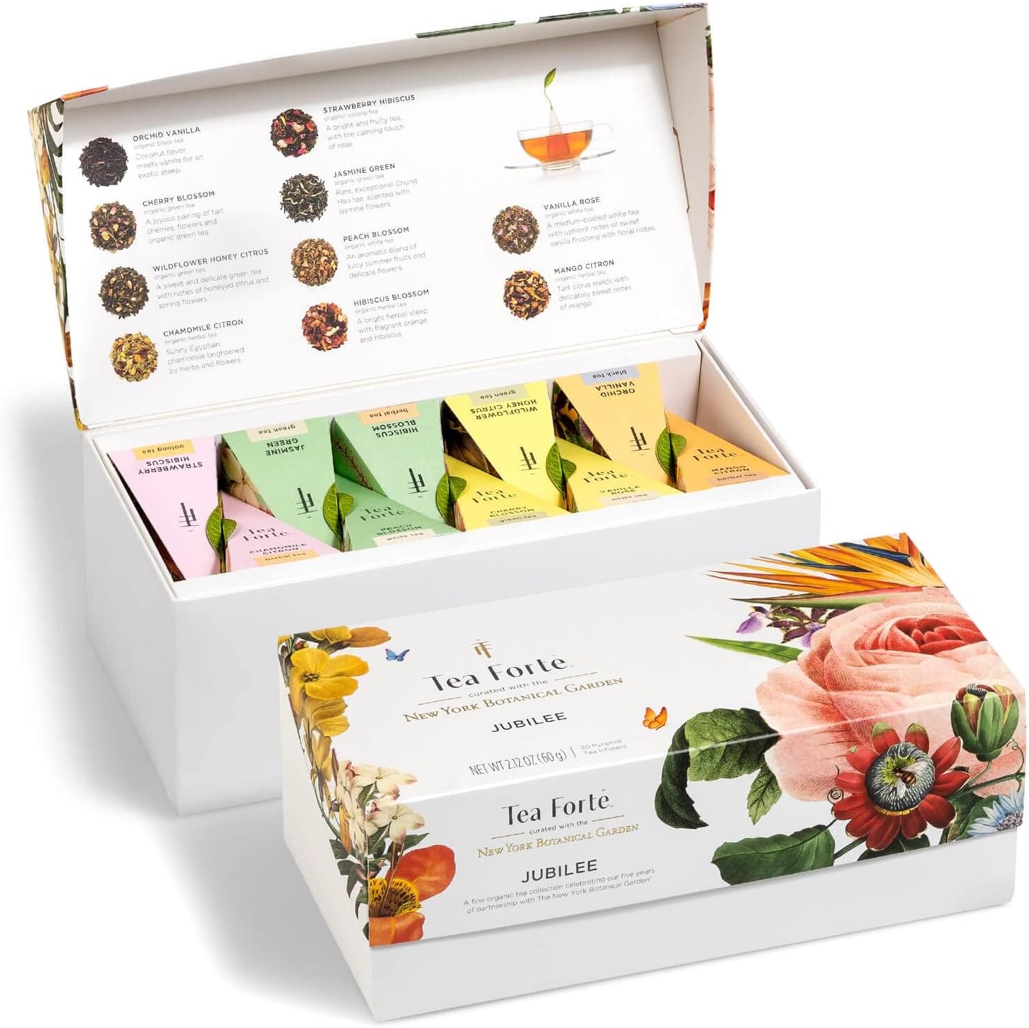 Amazon.com: Tea Forte Assorted Loose Herbal Leaf Single Steeps Tea ...