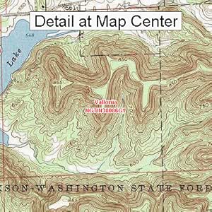 Amazon.com : USGS Topographic Quadrangle Map - Vallonia, Indiana ...