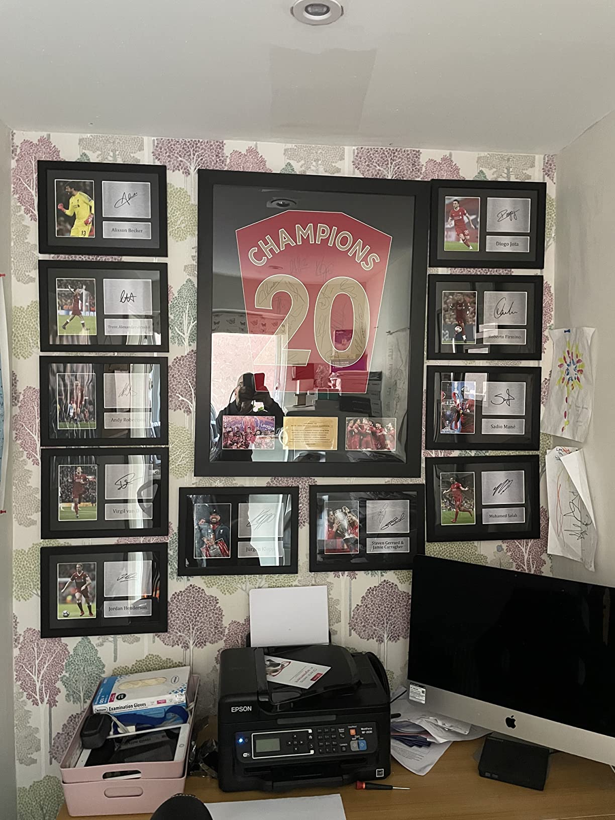HWC Trading Andy Robertson Gifts Signed A4 Printed Autograph Liverpool ...