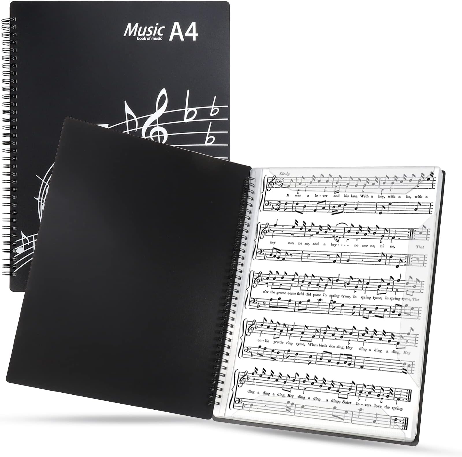 ADERTOS Dossier de Rangement pour Partitions de Musique A4, 50 ...