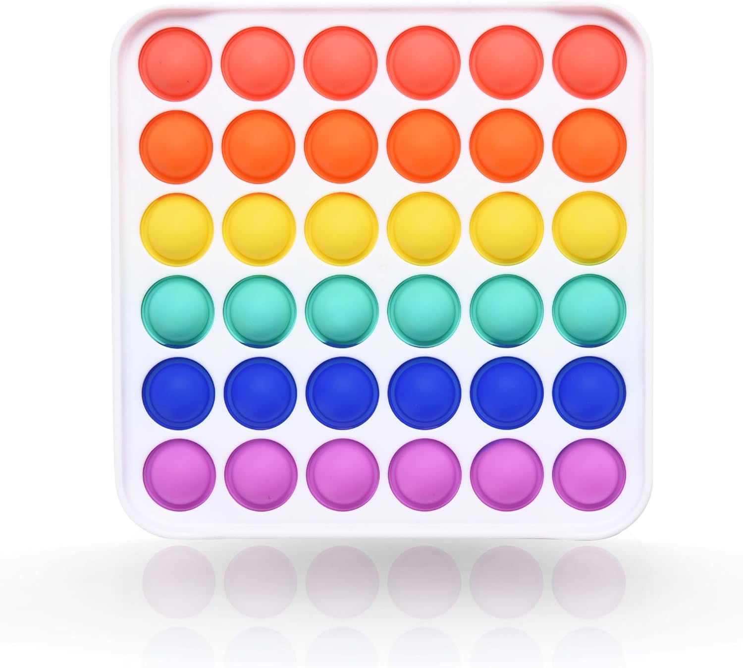 Amazon.com: elbebe Silicone Push Pop Bubble Fidget Toy- Pop Fidget Toy ...