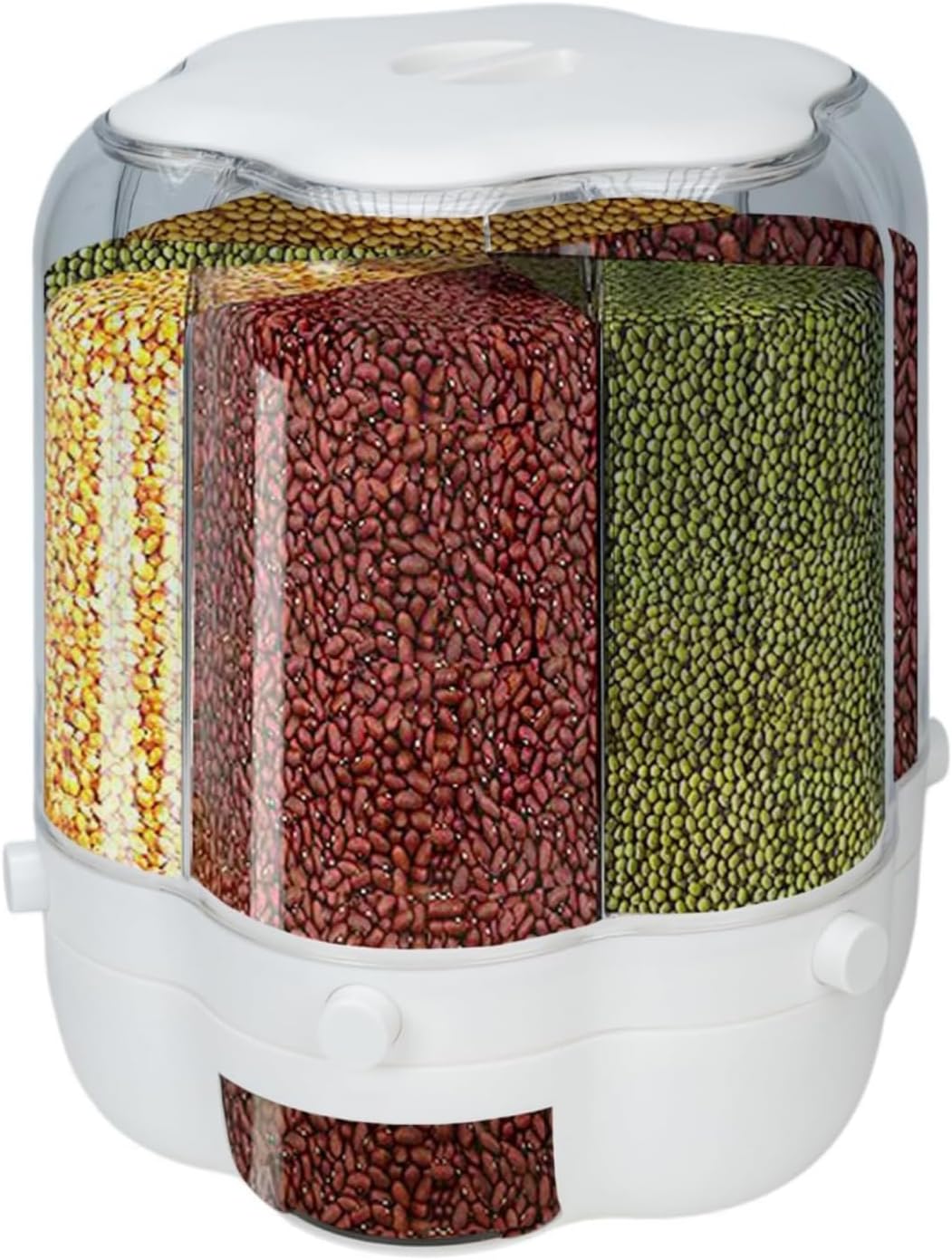 Amazon.com: PreZiouz Rotating Cereal Dispenser, 20Lbs Rice and Grain ...