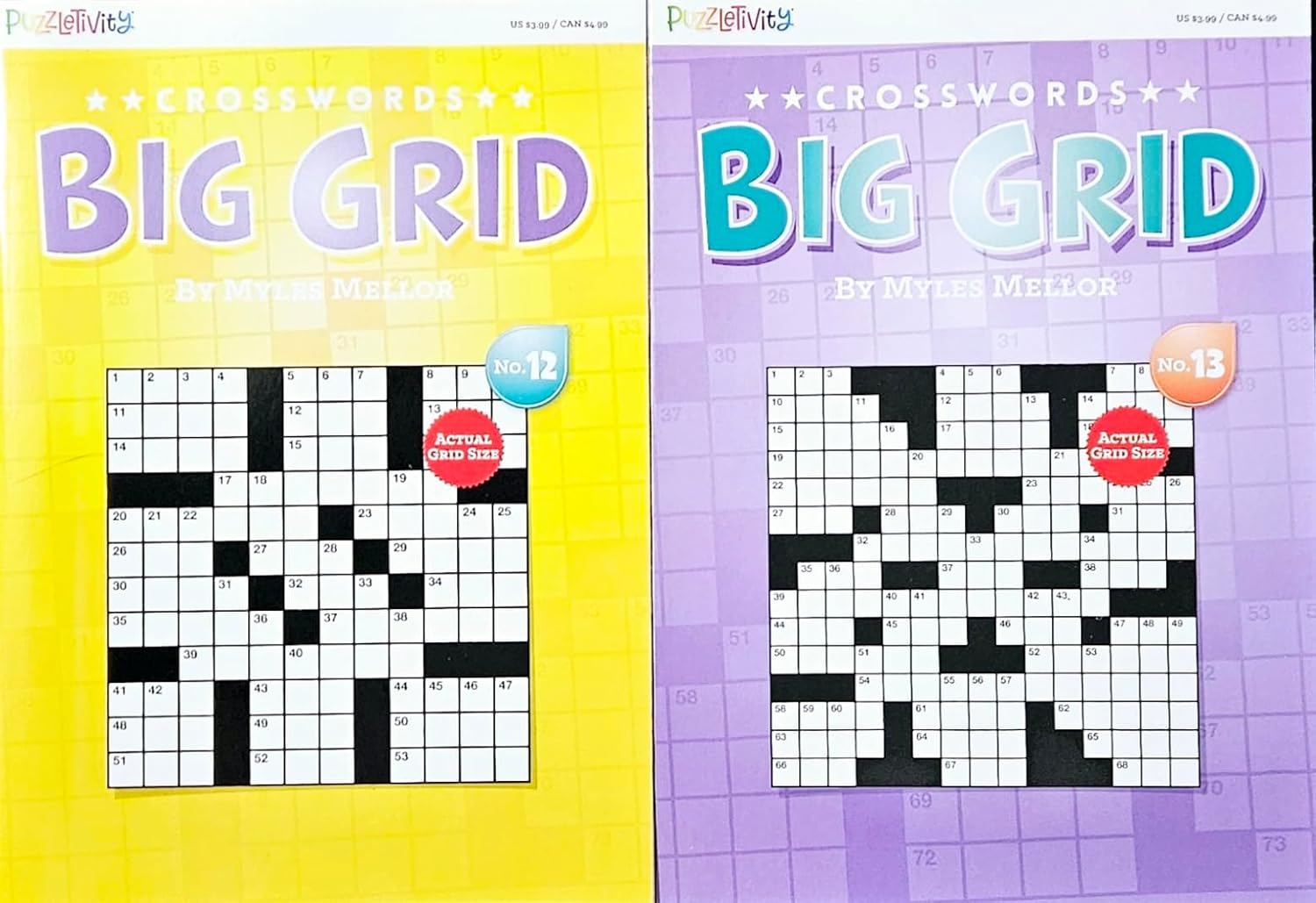 Amazon.com: DREAMTIVITY Big Grid Crosswords Set of 2 Assorted : Toys ...