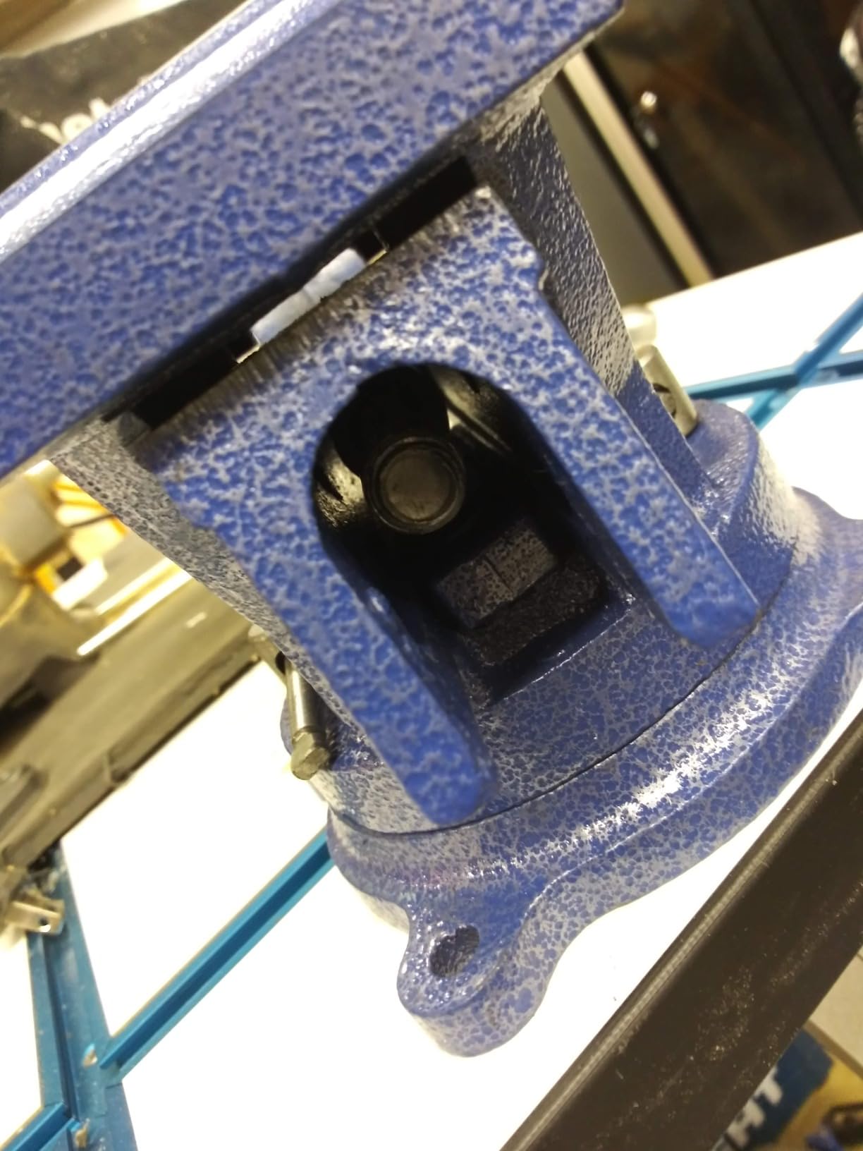 $11/mo - Finance Nakkaa 5" Bench Vise Ductile Cast Iron Bench Vise with ...