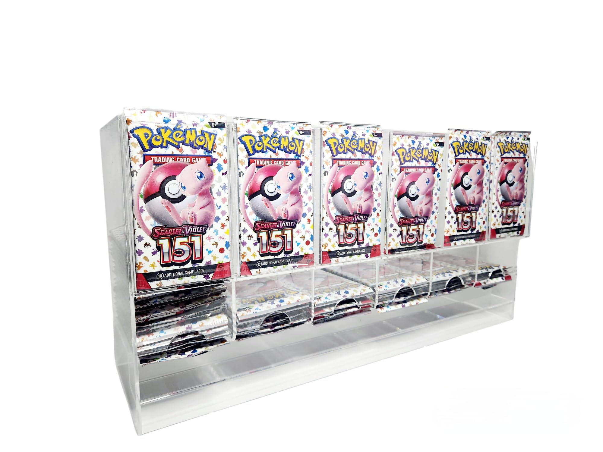 Amazon.com: Acrylic 6 Slot Booster Pack Dispenser - Safeguard : Toys ...