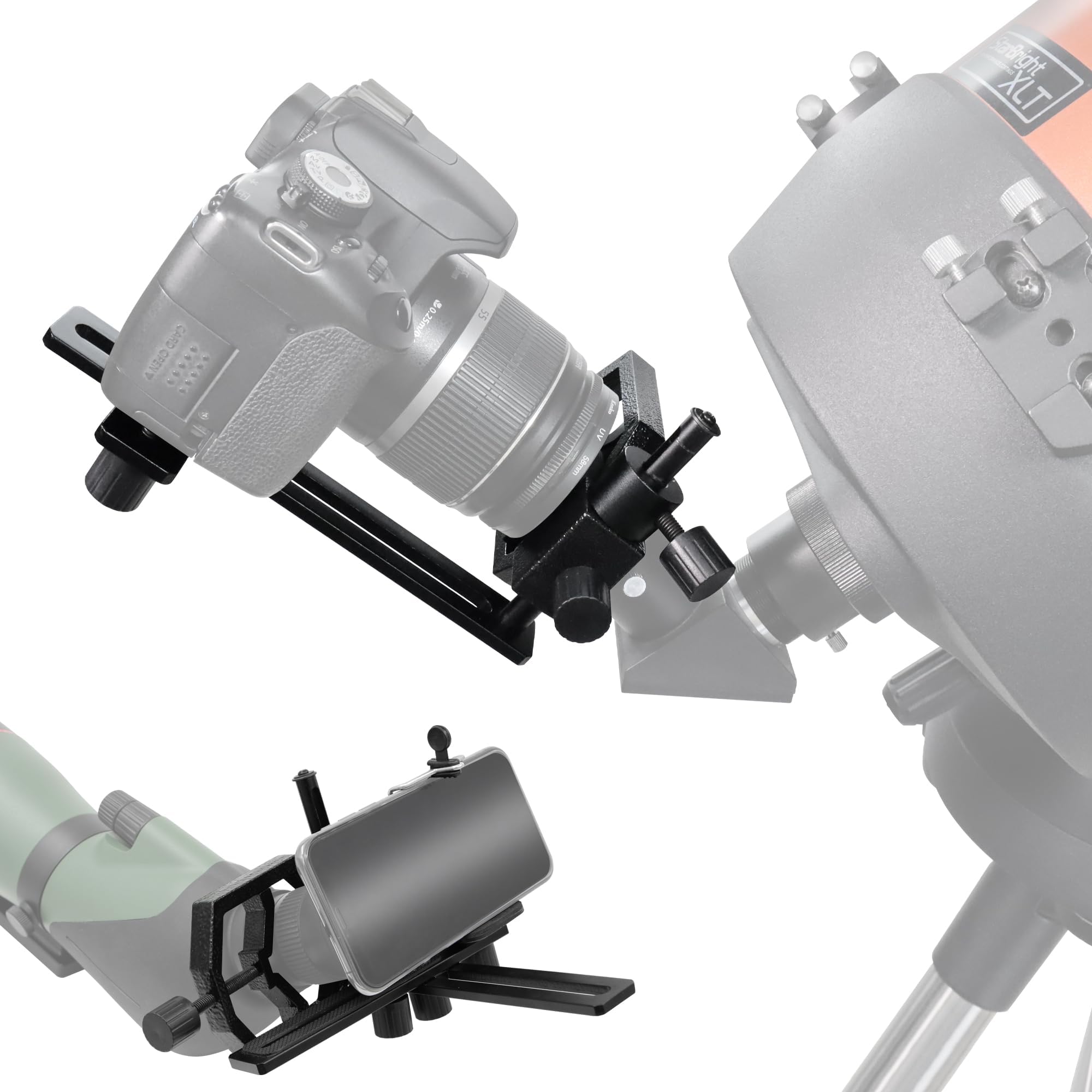 Amazon.com : Tydeux Universal Metal Telescope Camera Phone Adapter ...