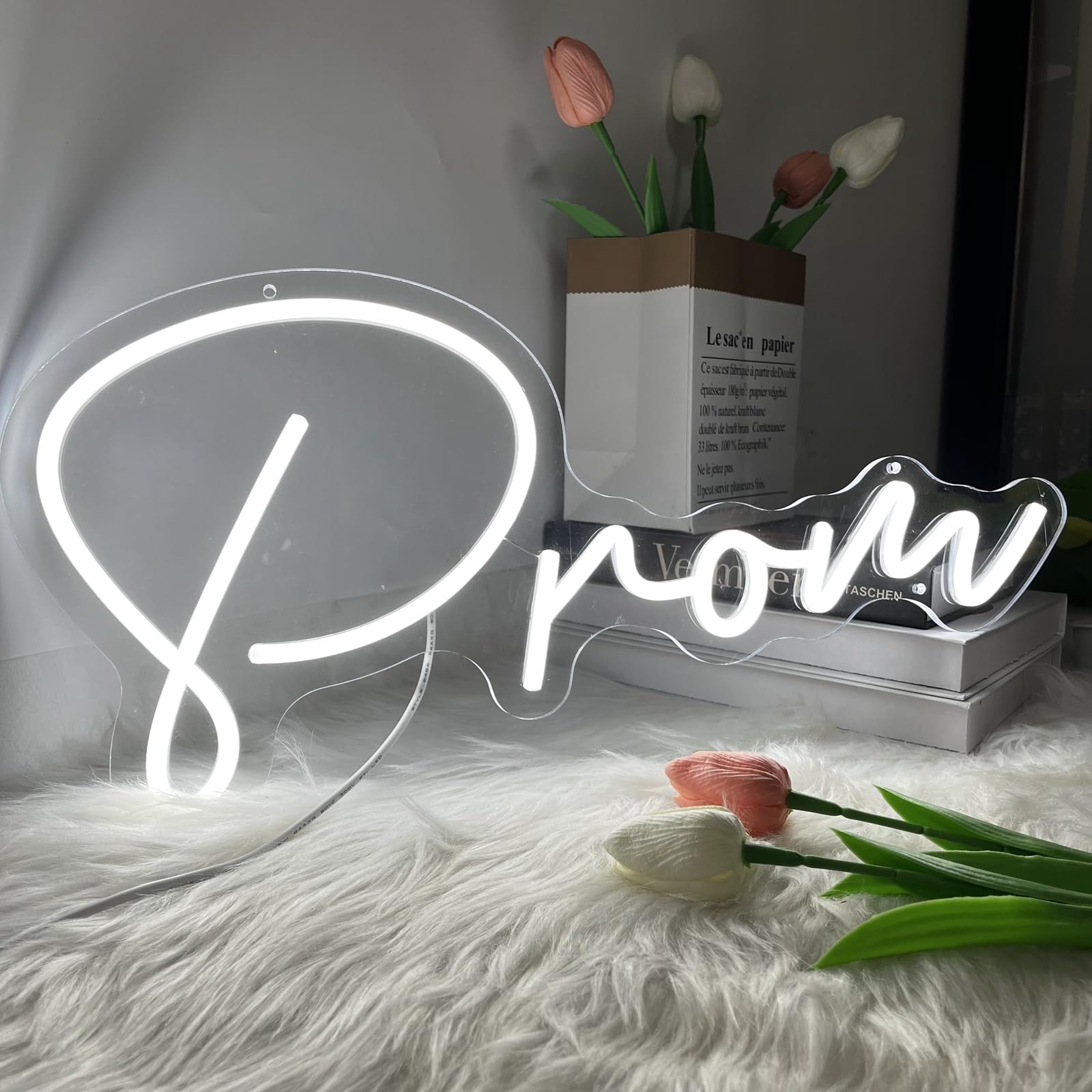 Prom Neon Sign,Prom Led Sign for Wall Decor Neon Prom Party Sign ...