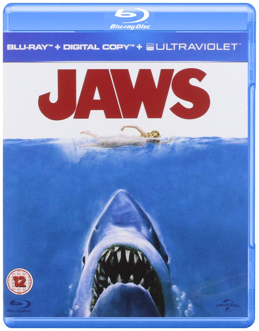 Amazon.com: Jaws (Blu-ray + Digital Copy + UV Copy) [1975] [Region Free ...