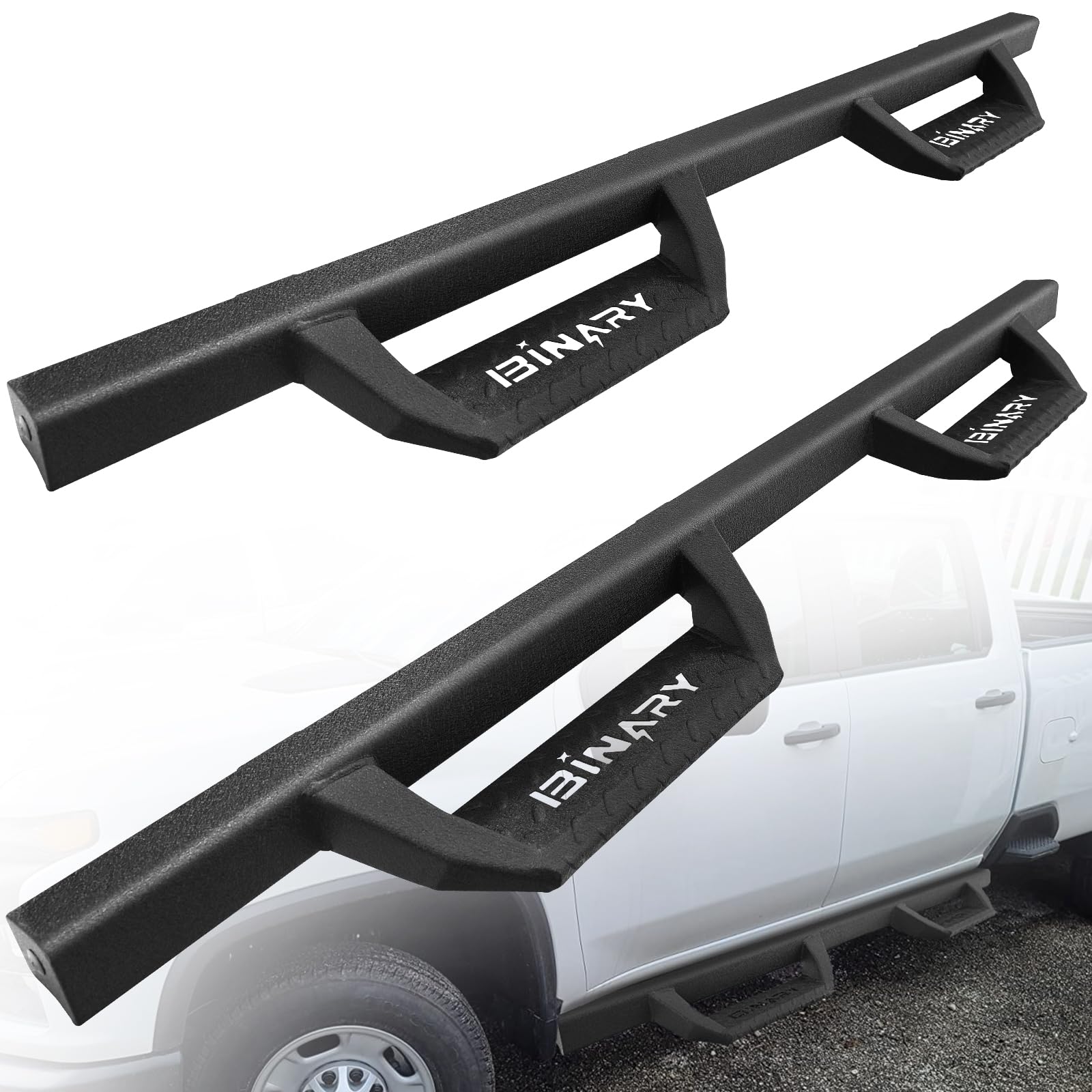 Amazon.com: BINARY STAR Running Boards Compatible with Vehicle 2019 ...