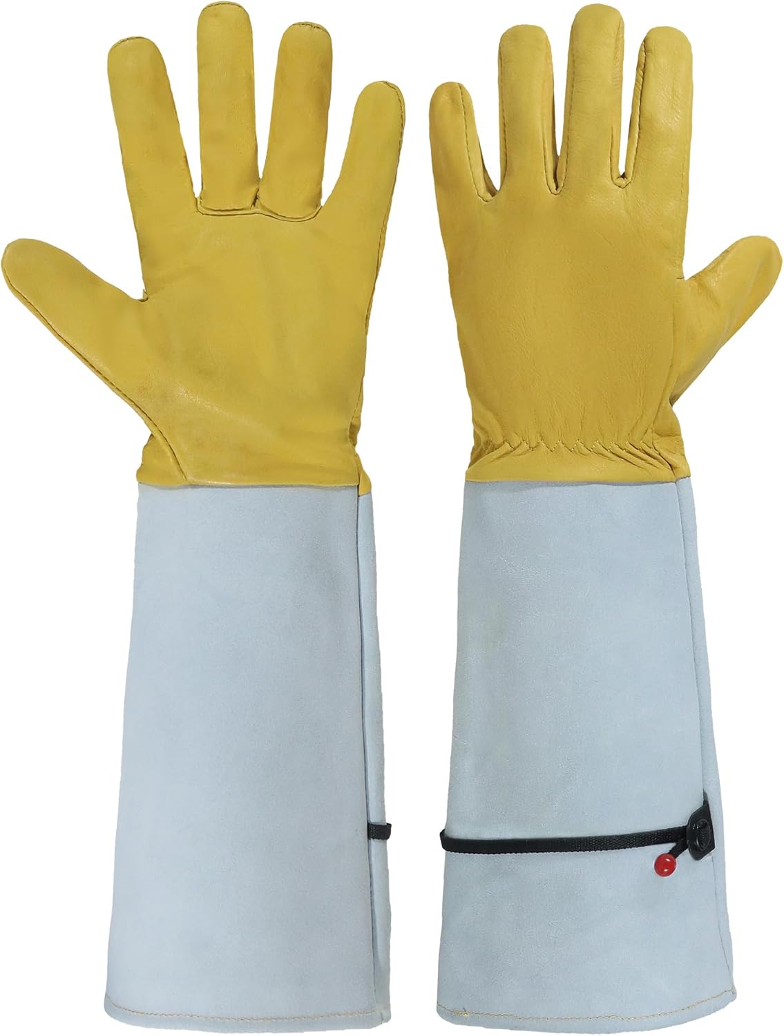 Amazon.com : HANDLANDY Rose Gloves for Men & Women, Long Leather ...