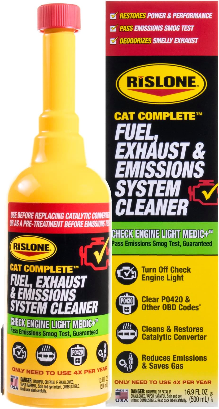 Amazon.com: Rislone Cat Complete Fuel, Exhaust and Emissions System ...