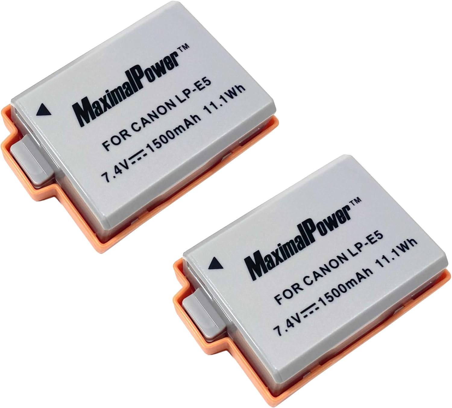 Amazon.com : MaximalPower 2Pack Replacement Battery for Canon LP-E5 ...
