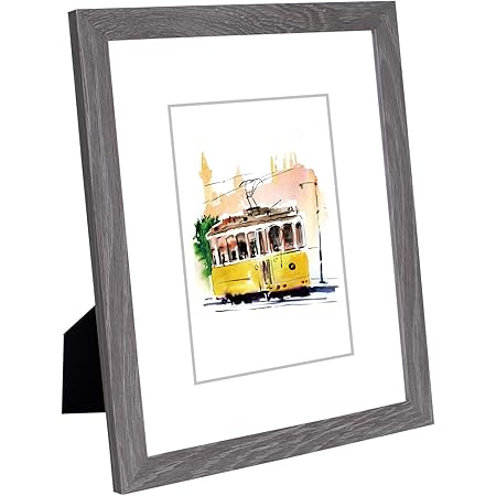 Amazon.com - 8x16 Collage Black Gallery Picture Frame with Three 4x6 ...