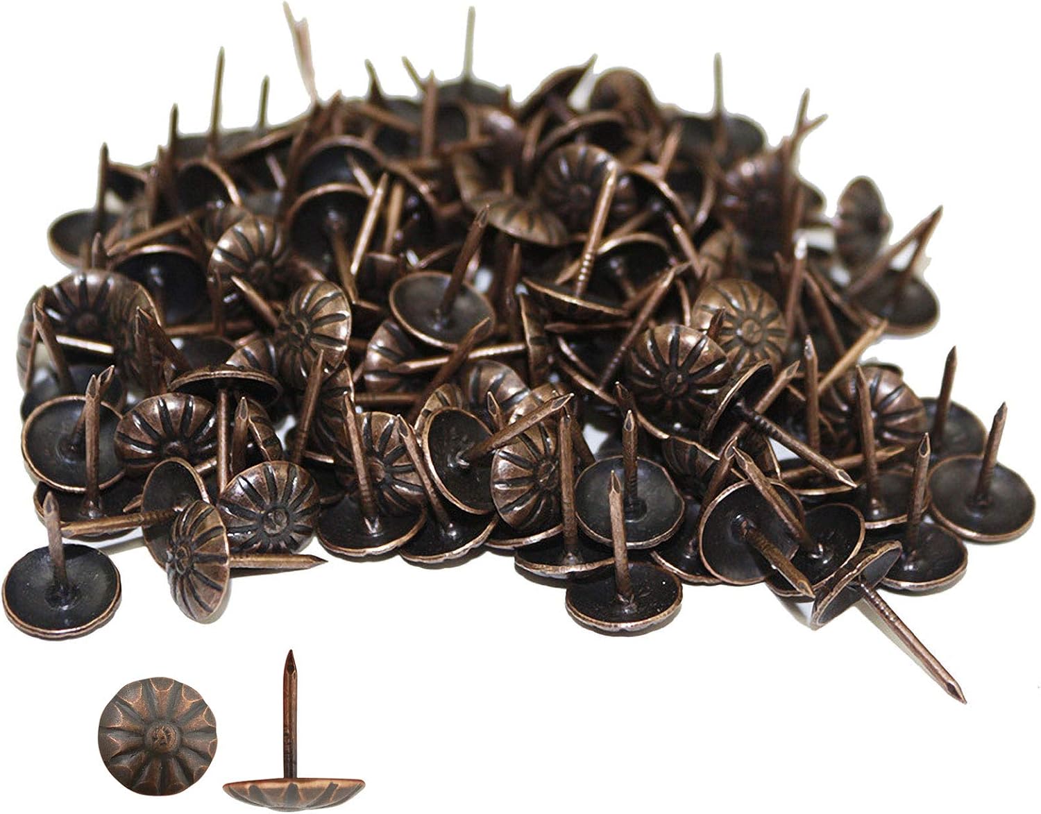 Upholstery Tacks,200 Pcs 7/16″ Decorative Tacks,Furniture Antique ...
