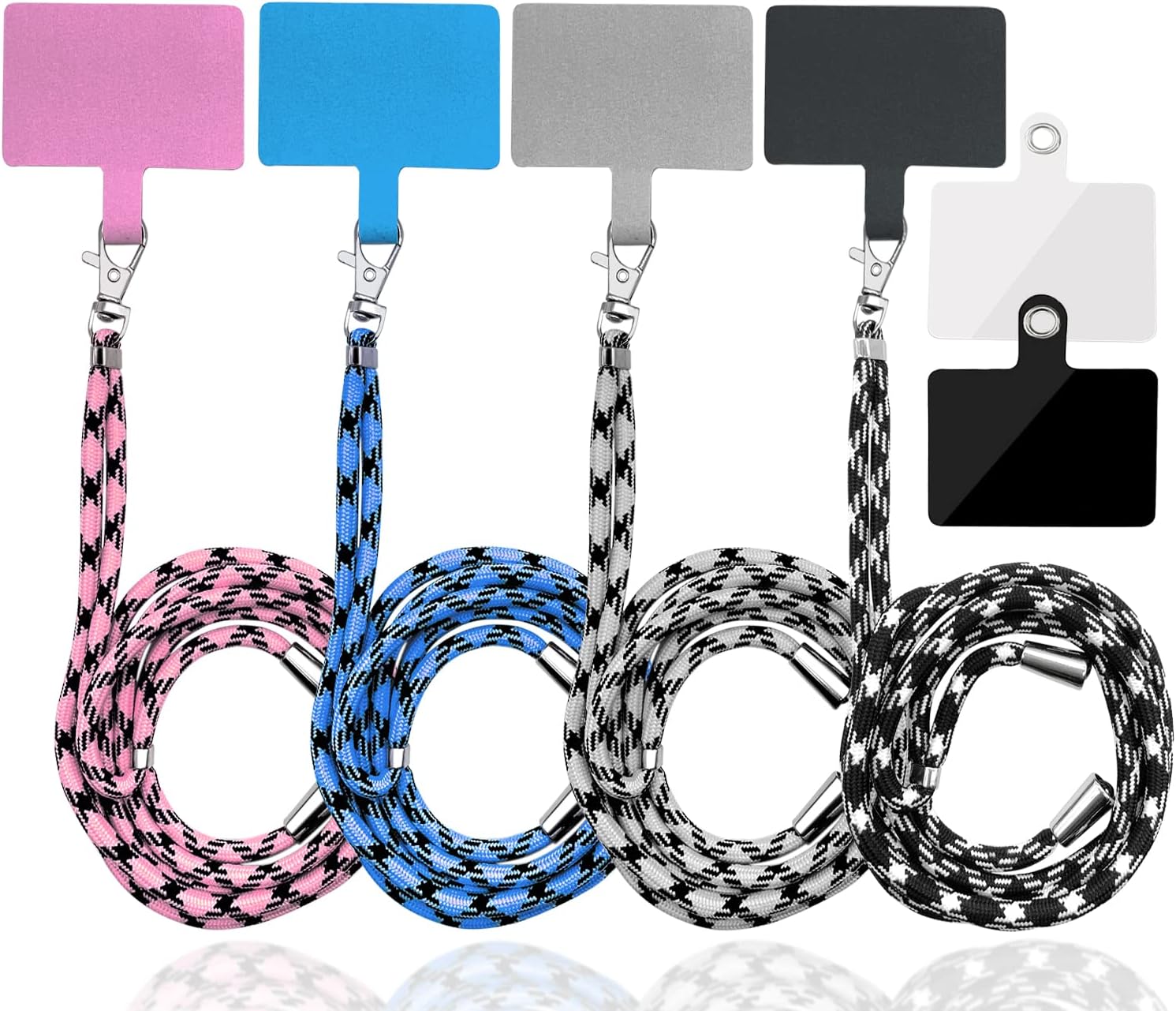 Amazon.com: 4 Pack Universal Nylon Neck Crossbody Cell Phone Lanyards ...