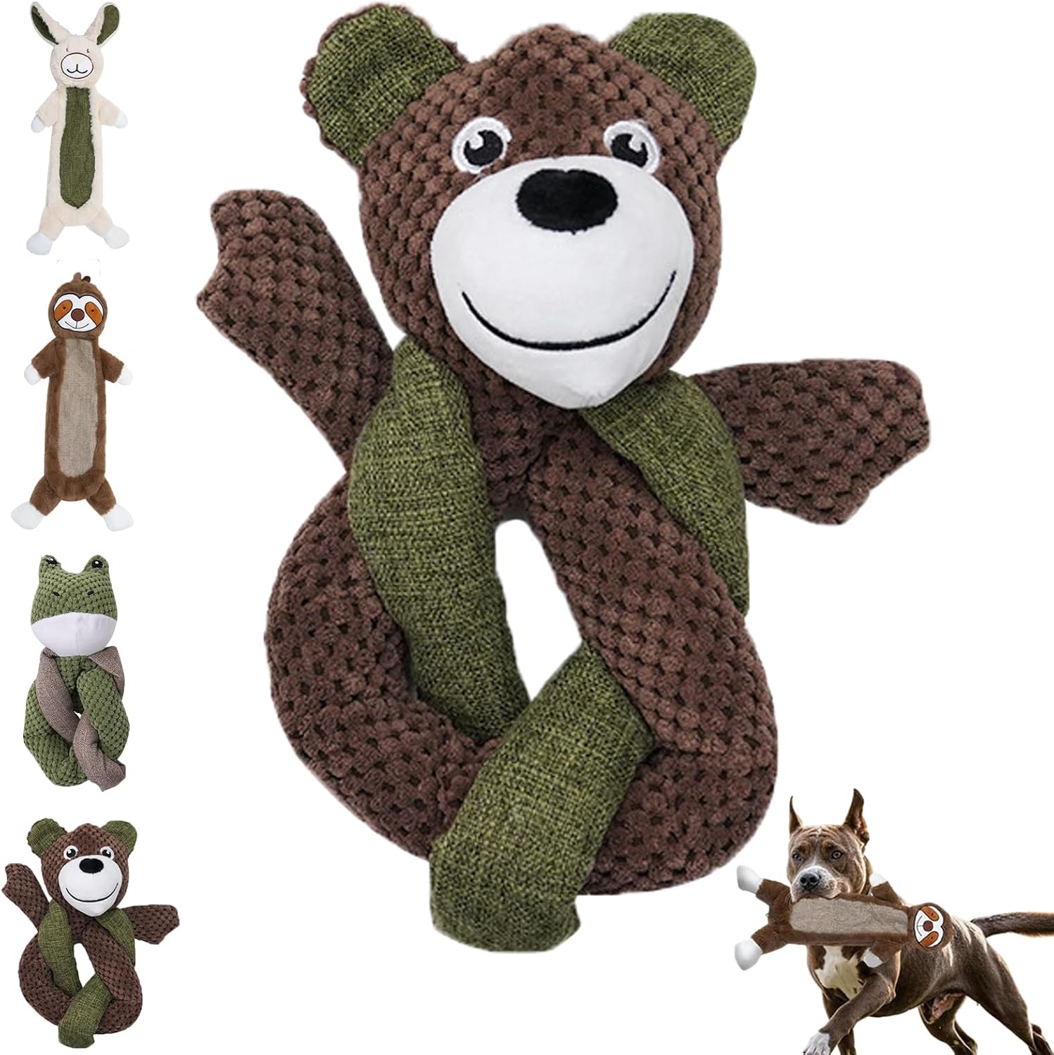 Pet Supplies : Chomp Champ Dog Toy, Indestructible Plush Dog Toy, Plush ...